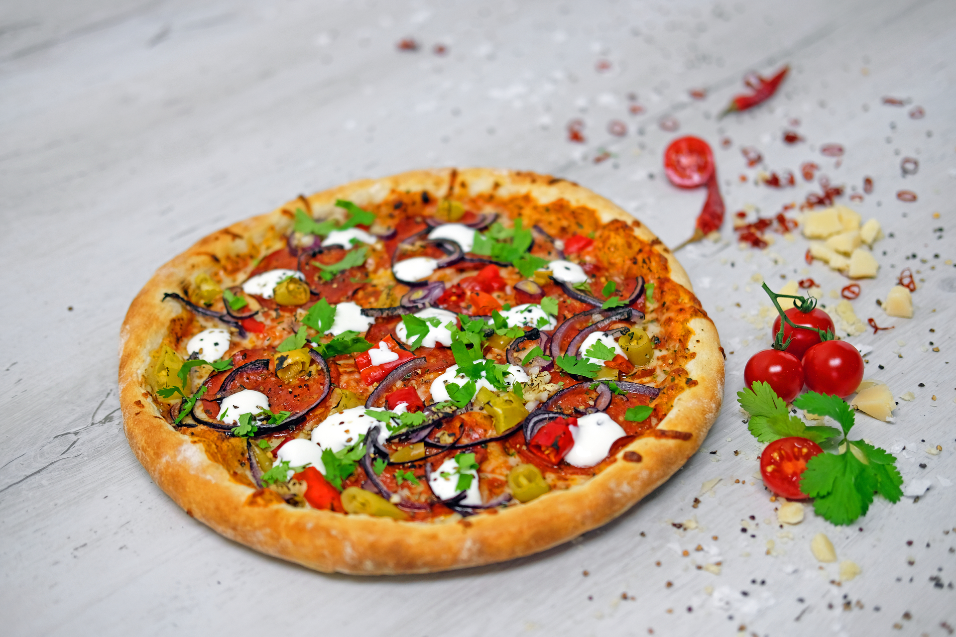 Pizza Calabrese fresco e piccante | Dr. Oetker Professional